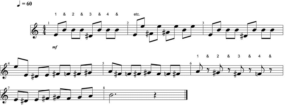 SRP1 Level 037 – Notes On The 4D String In First Position - Exercise 4 ...
