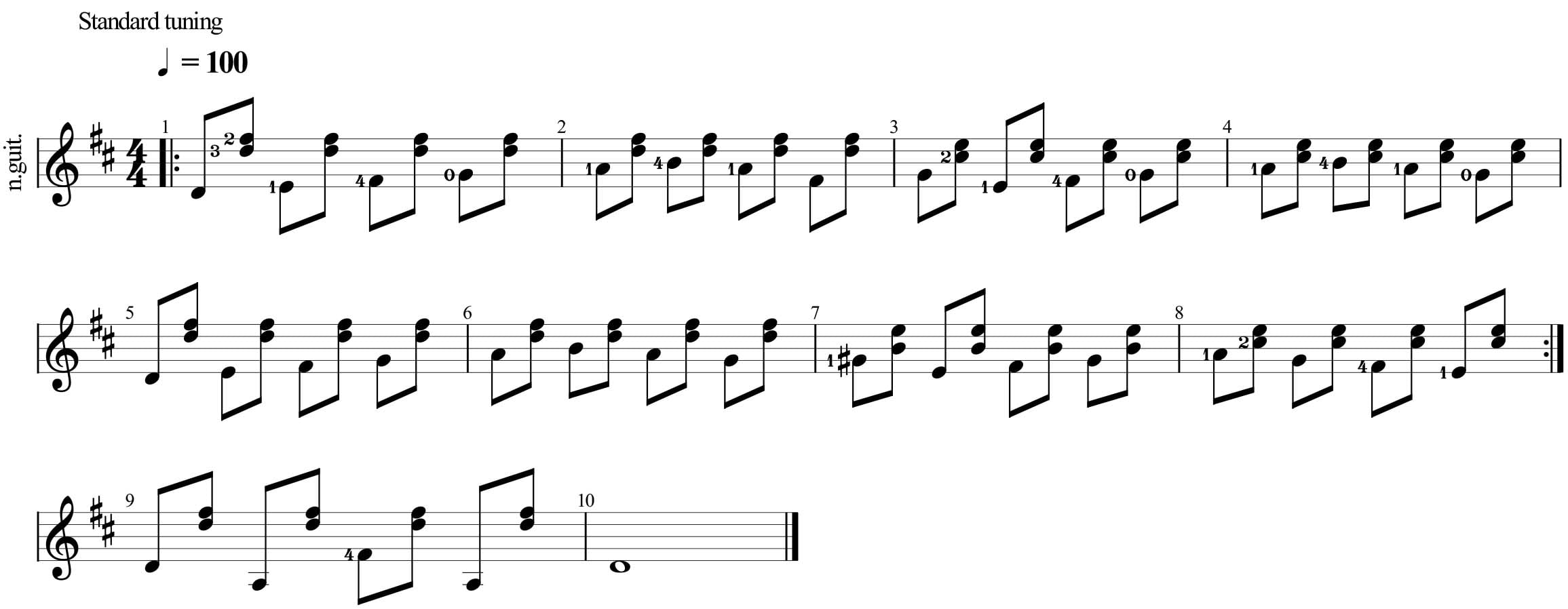 SRP2 Level 026 - Notes On The 4D String In Second Position - Exercise 5 ...