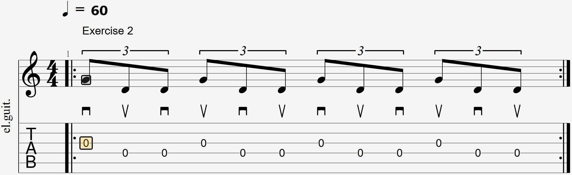 Level 101 - String Crossing Development - Levels For Guitar