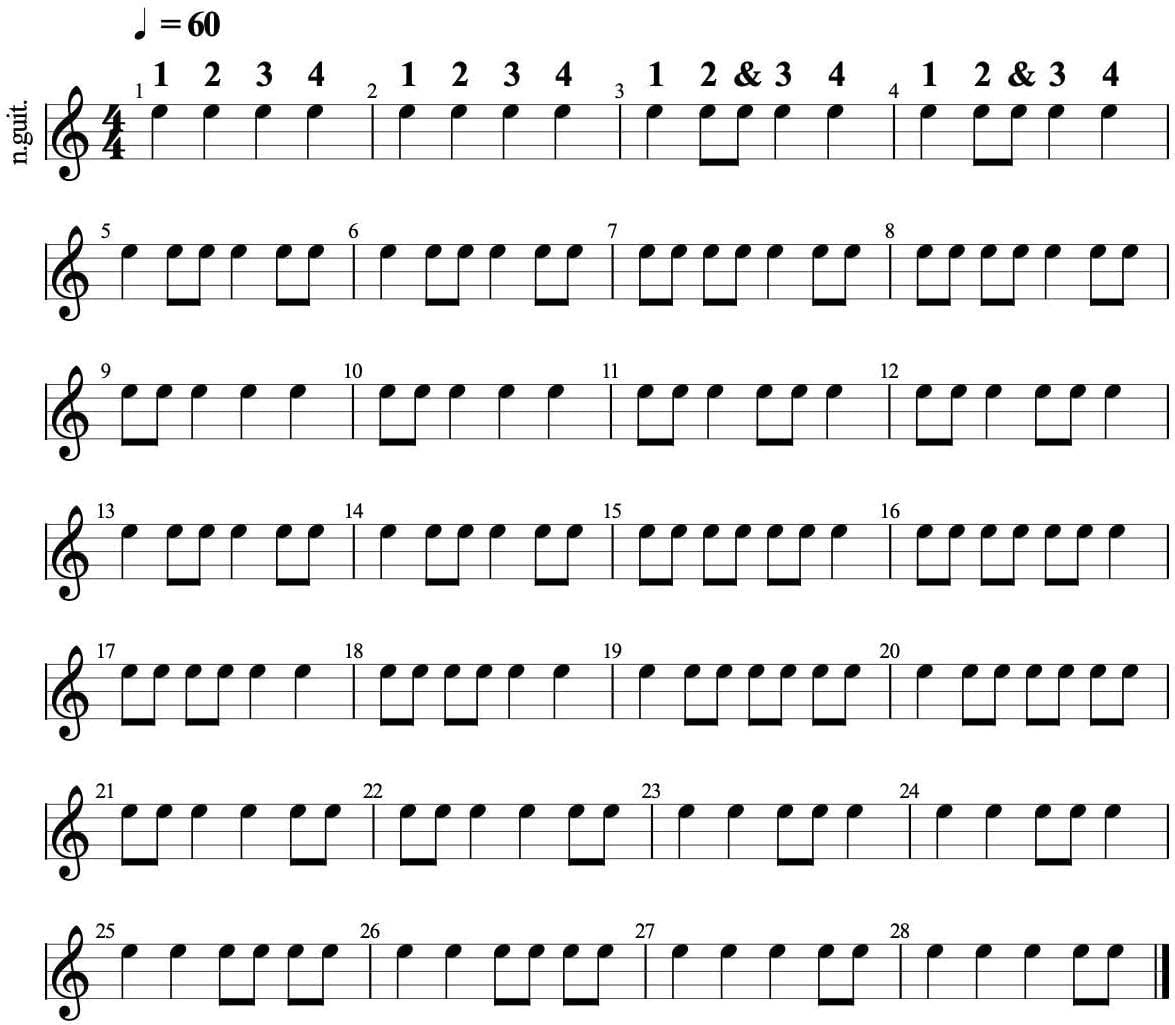 SRP1 Level 002 – The 1E String In First Position - Exercise 1 - Levels ...